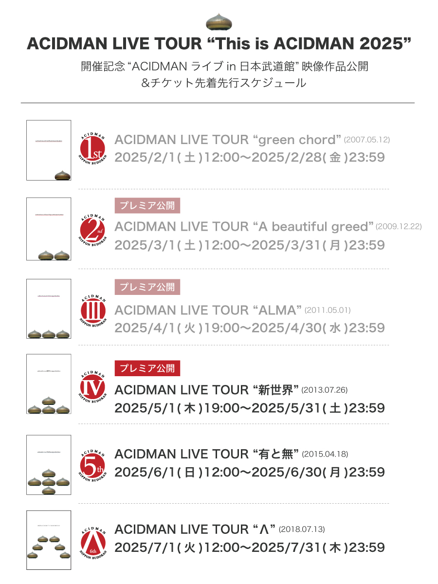 This is ACIDMAN 2025 – ACIDMAN OFFICIAL WEBSITE